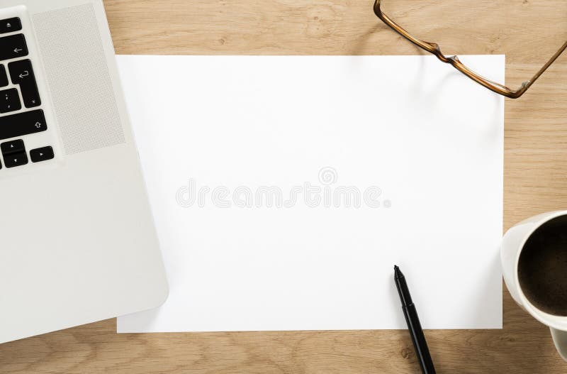 Empty white note paper stock image. Image of strategy - 50743405