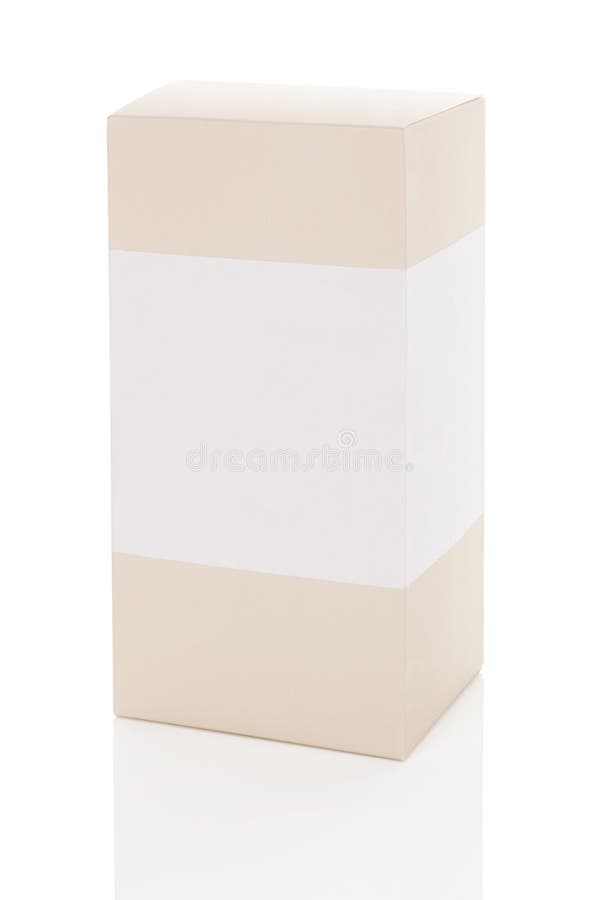Empty White Package Box stock image. Image of packaging - 105785961