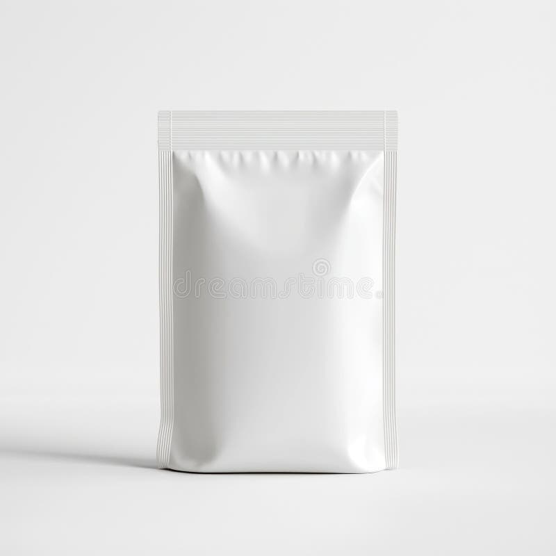 Empty White Package Mockup. Food Medicine Packaging. Modern, Practical ...