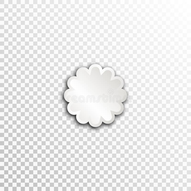 Empty White Paper Plate Base Text Simple Form Card Transparent ...