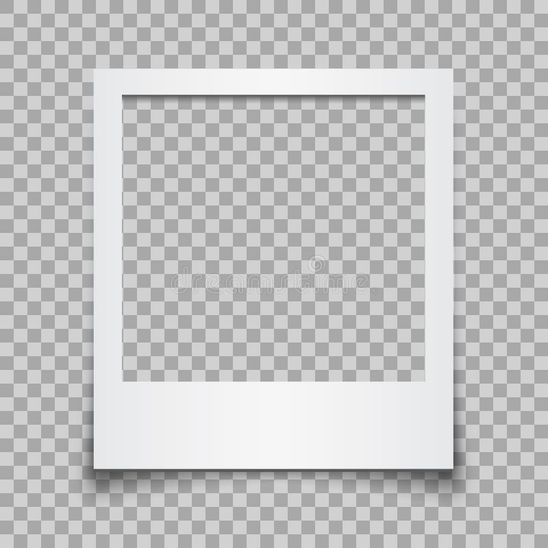 Empty White Photo Frame - Vector Stock Vector - Illustration of film ...