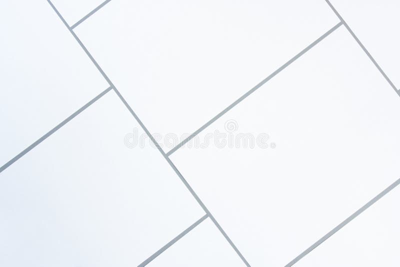 Empty White Rectangle Poster Mockups on a Gray Background Stock Image ...