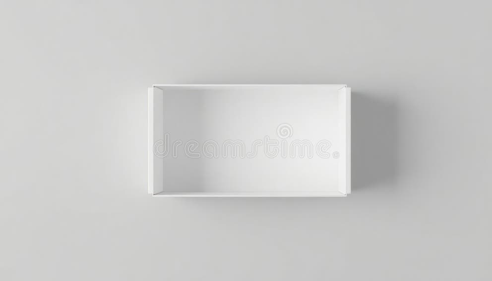 Open Box Mockup Template Top View Stock Illustrations – 1,794 Open Box ...