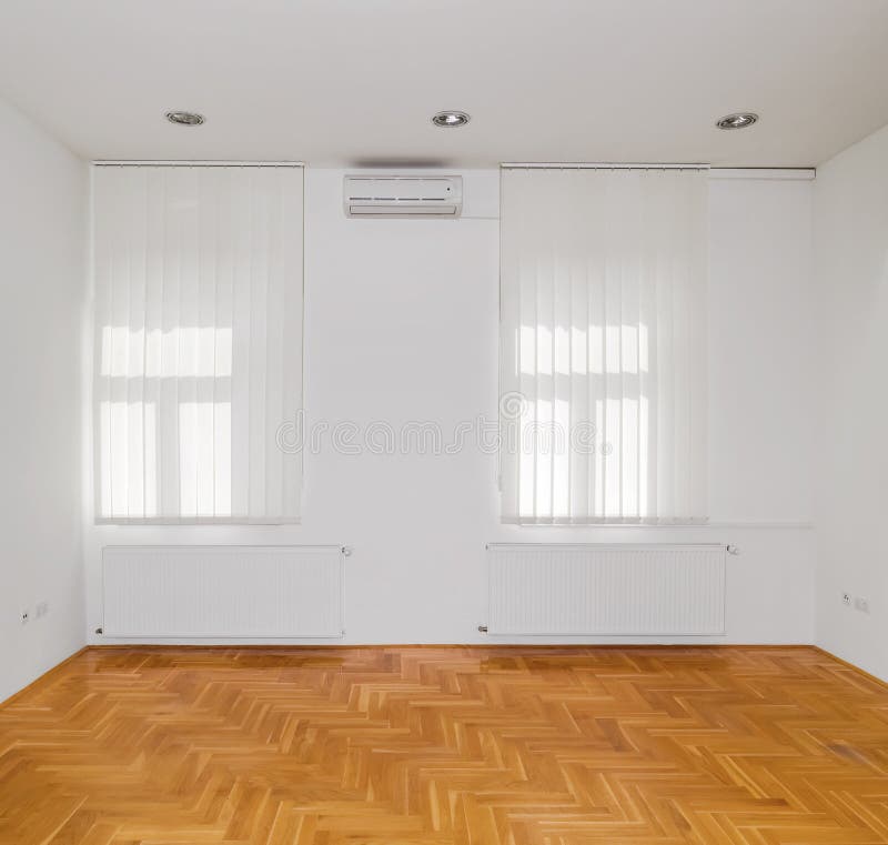 Empty White Room stock image. Image of indoors, modern - 27768215