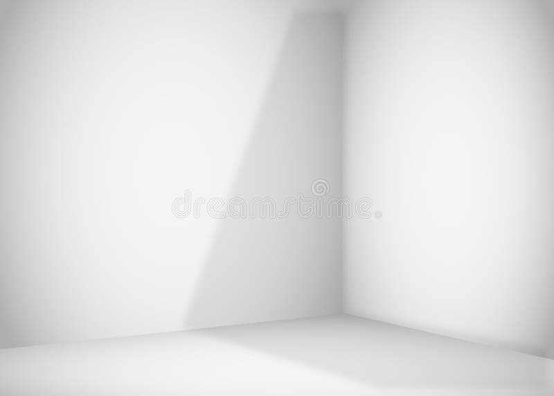 Empty White Room. the Inner Space of the Box. Vector Design ...