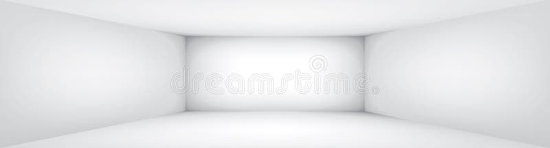 Empty White Room. the Inner Space of the Box. Vector Design ...