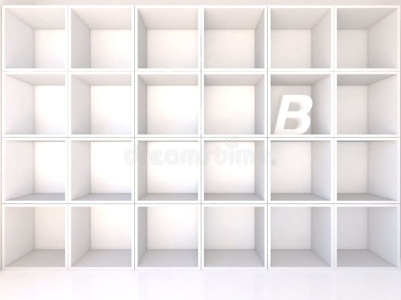 Empty White Shelves B Stock Illustrations – 4 Empty White Shelves B ...