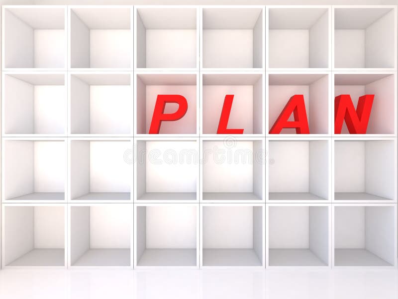 Empty plan and two pencils stock illustration. Illustration of notepad ...