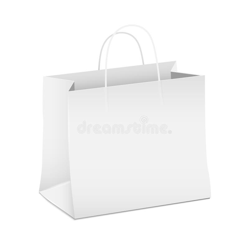 Blank paper bag template stock vector. Illustration of design - 44229428
