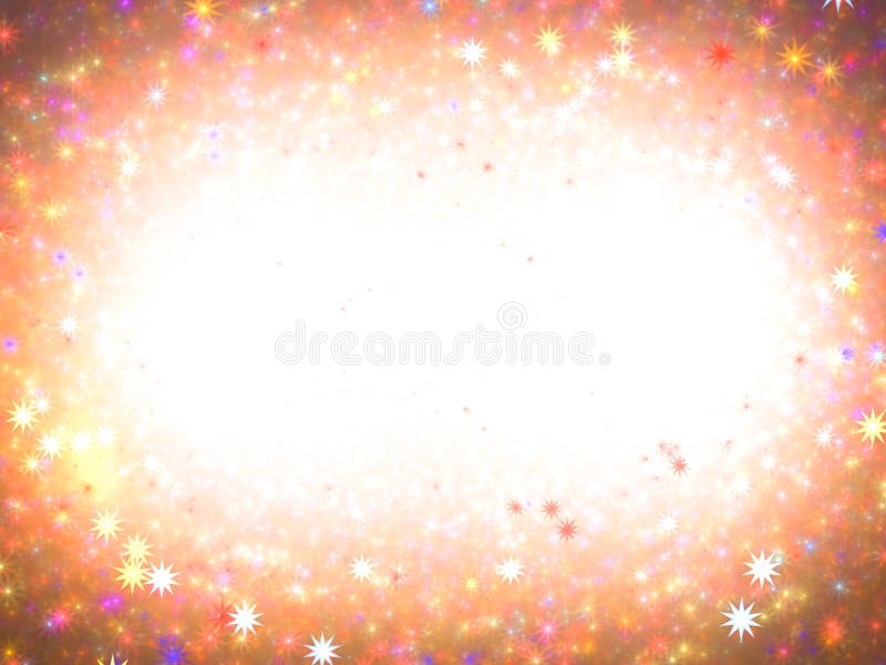 Orange Brown Vignette Frame Background for Autumn Stock Illustration ...