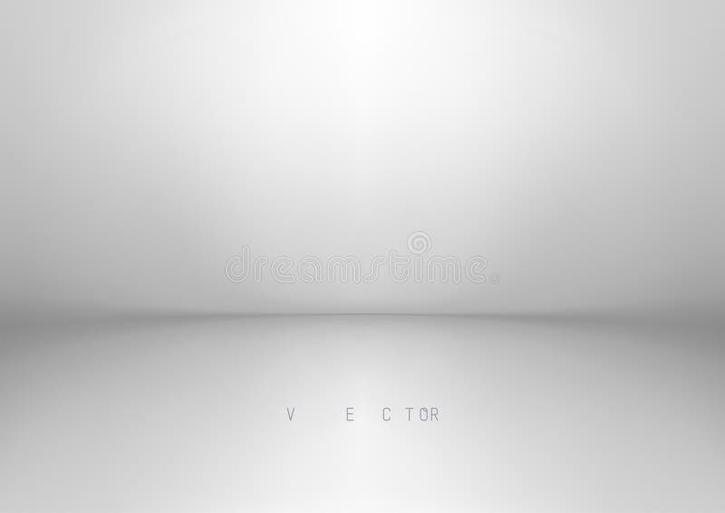 Empty White Studio Backdrop. Vector EPS 10 Stock Vector - Illustration ...
