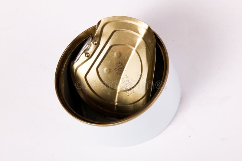 Empty tuna can stock image. Image of background, tuna - 106480089