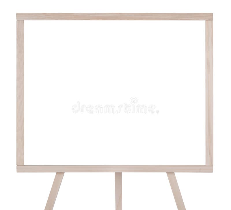 Empty Whiteboard (presentetion Board) Isolated on White Stock Photo ...