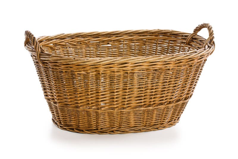 Empty woven basket stock photo. Image of empty, homemade - 12495462