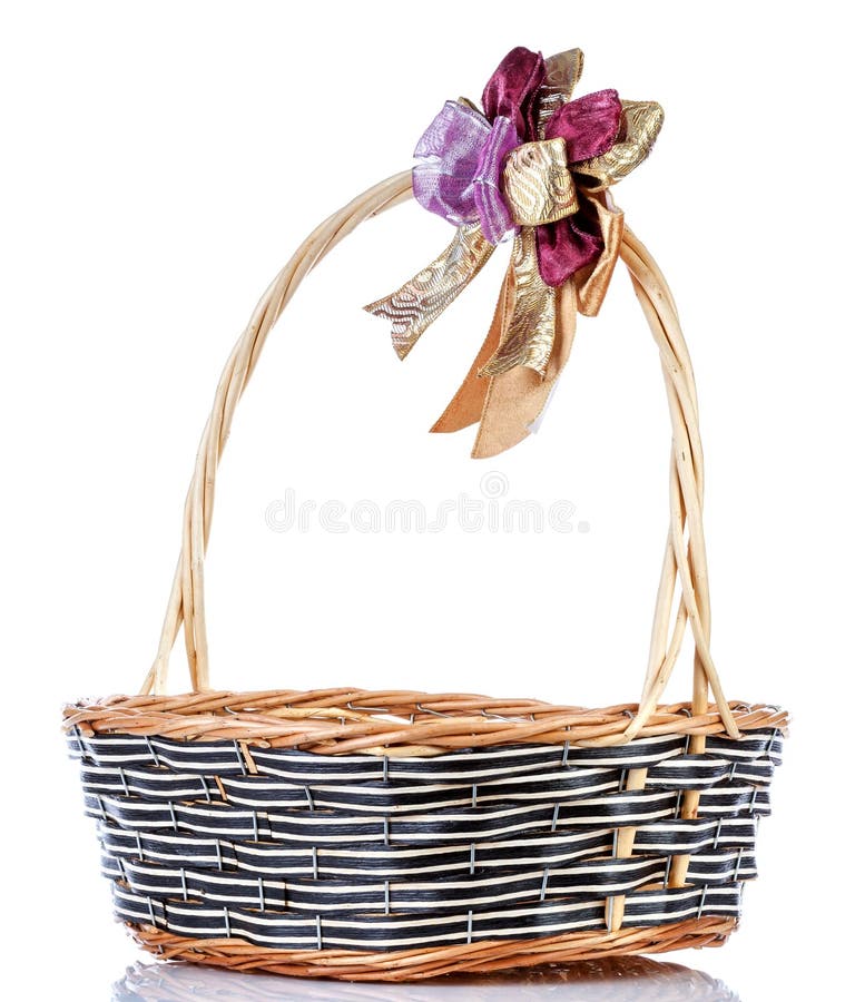 Empty wicker basket stock photo. Image of picnic, carry - 57723554