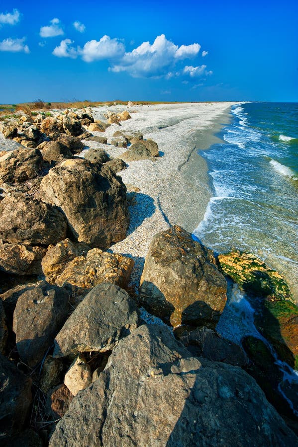 Empty and wild beach stock photo. Image of relax, island - 21915272