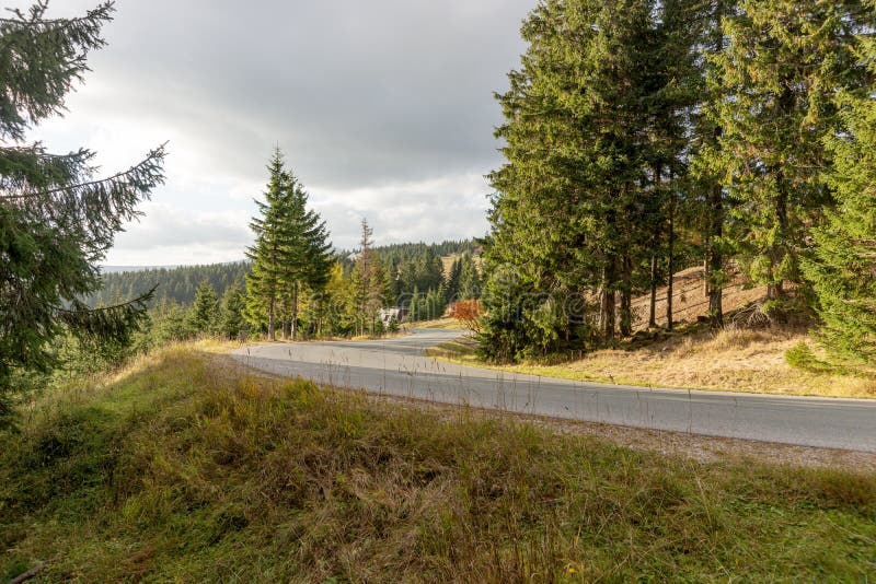 Empty Winding Road in the Mountains Stock Image - Image of direction ... Empty Winding Road in the Mountains Stock Image - Image of direction ...