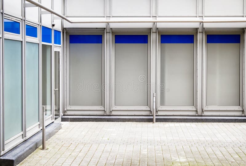 Empty window display stock image. Image of marketing - 28051085