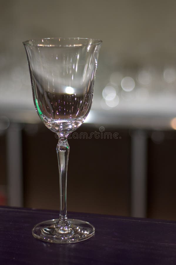 Empty wine glass stock photo. Image of alcoholism, liquor - 1360504