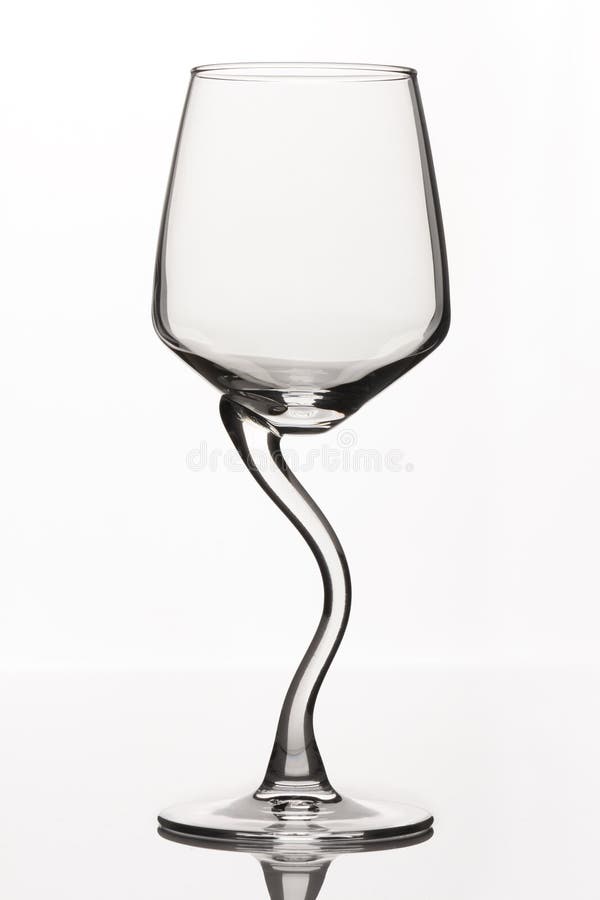 Empty wine glass stock photo. Image of elegance, holiday - 8582130