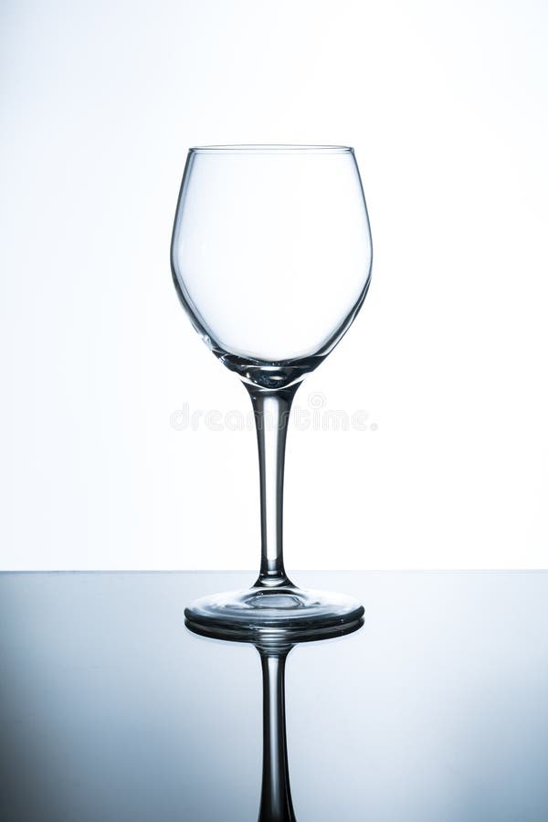 Empty wine glass stock image. Image of glassware, wine - 60702651
