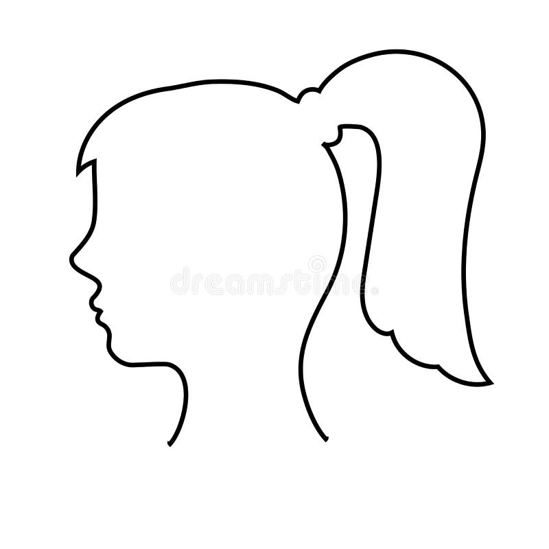 Silhouette Faceless Half Body Brunette Bald Man Stock Vector ...