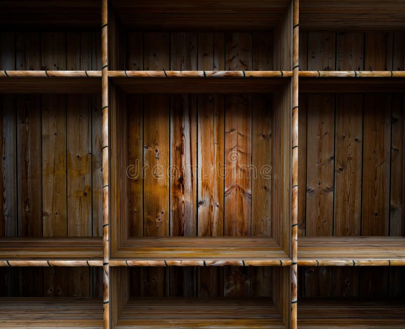 Empty wood shelf stock illustration. Illustration of luxury - 29294606