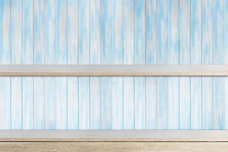 Empty wood shelf stock photo. Image of texture, clear - 95999702