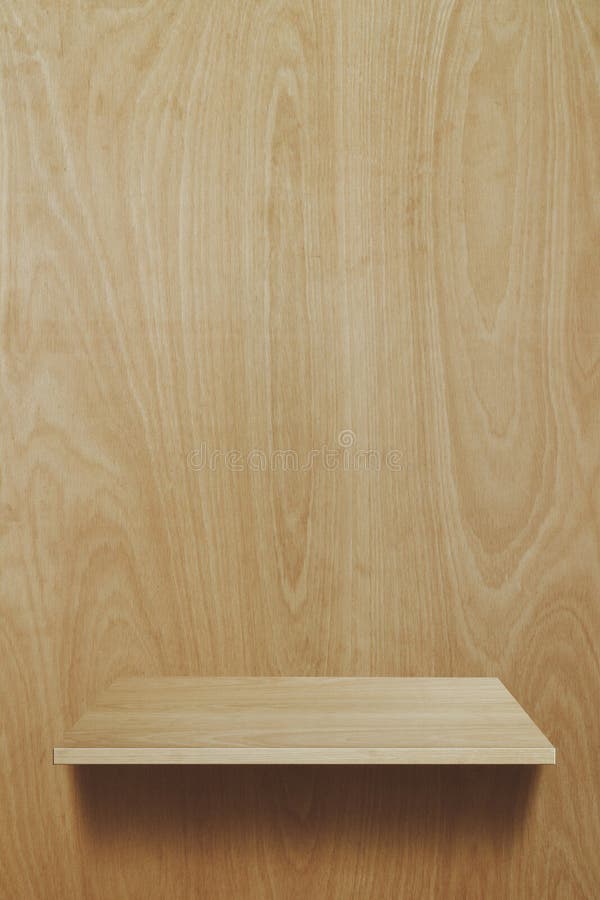 Empty wood shelf stock photo. Image of exhibition, object - 31734802