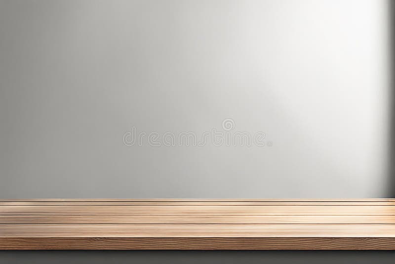 Empty Wood Tabletop or Counter with Display Product. Blur Image of ...