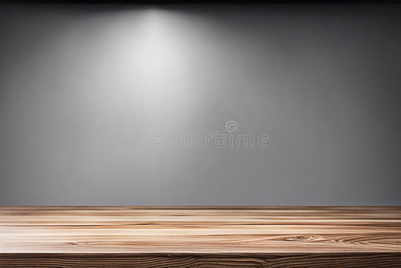Empty Wood Tabletop or Counter with Display Product. Blur Image of ...