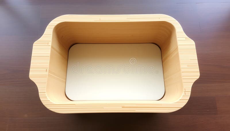 Empty Wooden Box Container, Natural Material and Simple Storage ...