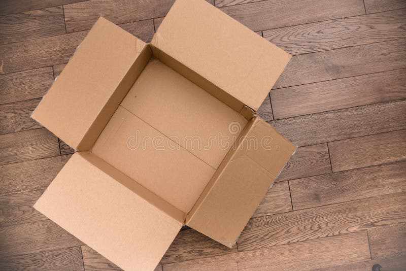 Empty Wooden Box on the Table Stock Photo - Image of carpentry, dirty ...