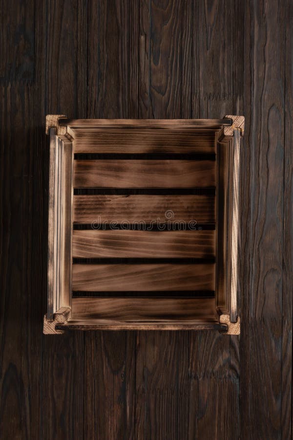 Empty Wooden Box, Copy Space Stock Image - Image of retro, copy: 231911631