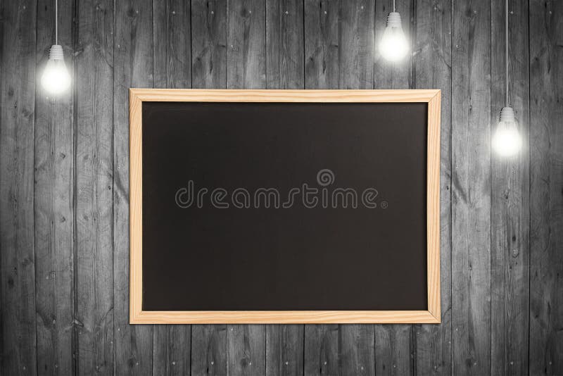 Empty wooden chalkboard stock photo. Image of board, class - 63533554