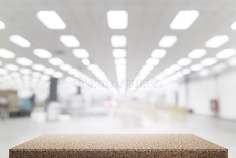 Empty Wooden Counter in Room for Mockup Stock Photo - Image of ...