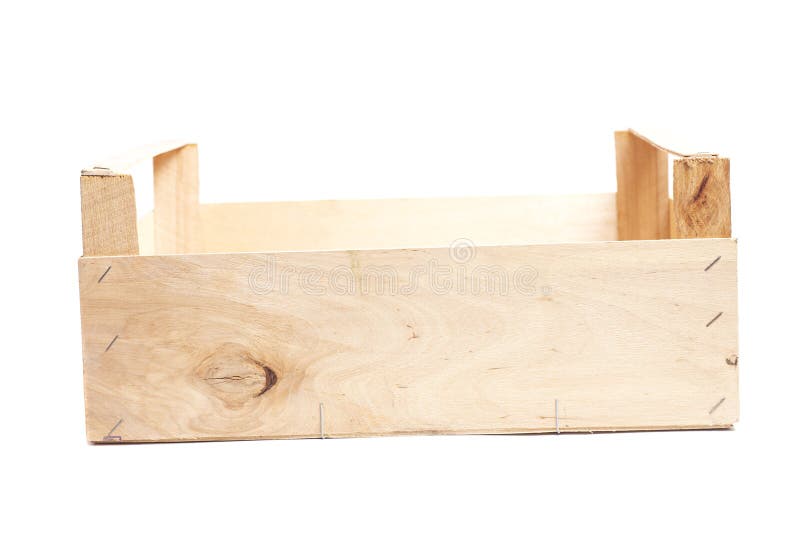 Empty Wooden Crate for Fruits and Vegetables Stock Photo - Image of ...