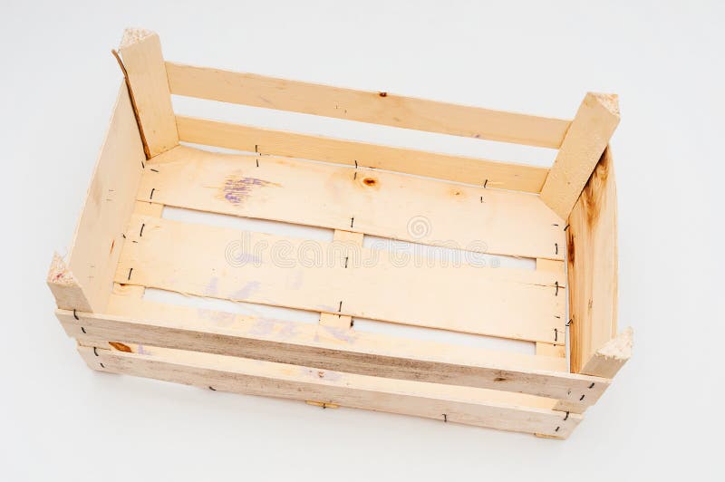 Empty wooden crate stock photo. Image of open, wood, plank - 65245518
