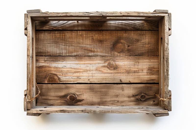 Empty Wooden Crate . Wooden Crate Versatility for Any Storage or ...