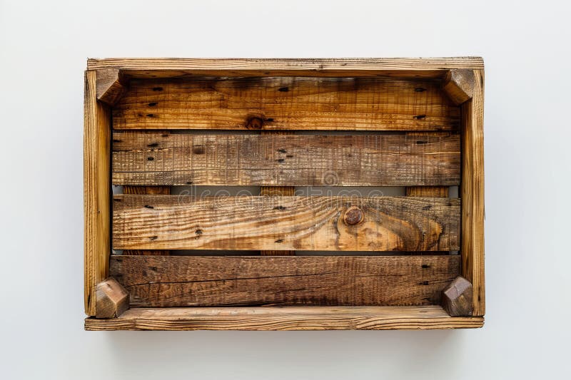 Empty Wooden Crate . Wooden Crate Versatility for Any Storage or ...