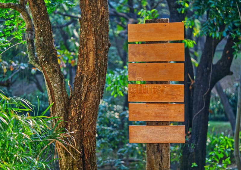 Empty Wooden Direction Board Stock Image - Image of guidepost, brown ...