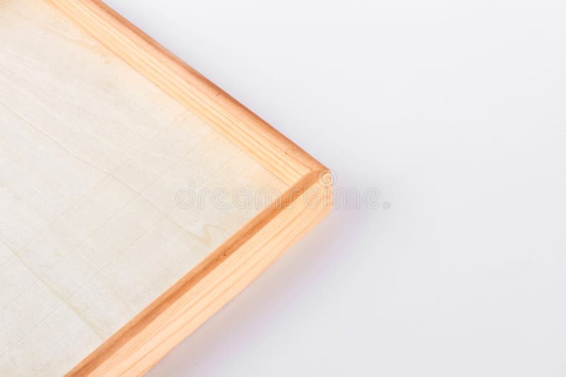 Empty Wooden Frame, Cropped Image. Stock Photo - Image of frame, cutout ...