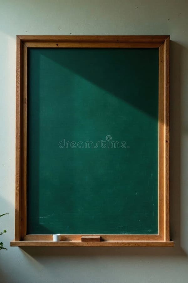 Empty Wooden Framed Blackboard Ready for Lessons, Frame, Drawing ...