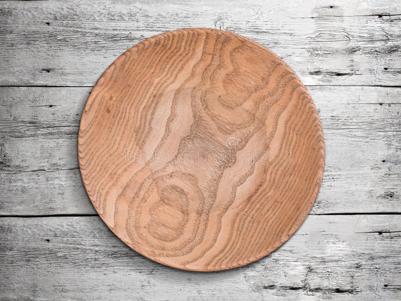 Empty wooden plate stock image. Image of table, wooden - 53960893