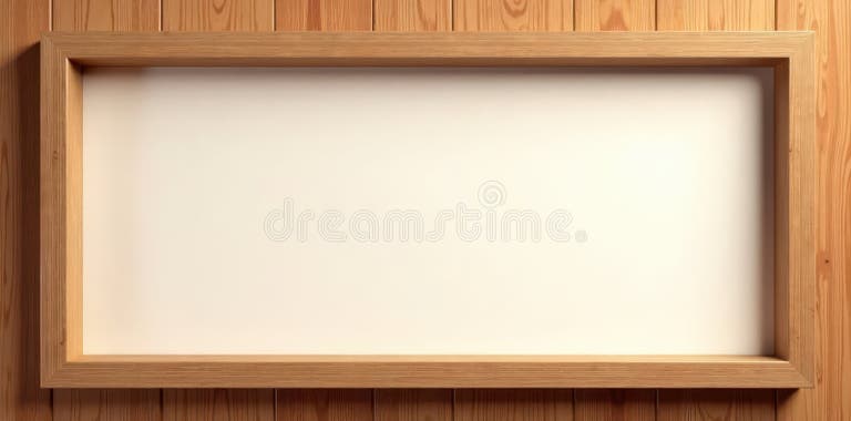 Wooden Rectangular Frame Clean Lines Stock Illustrations – 238 Wooden ...