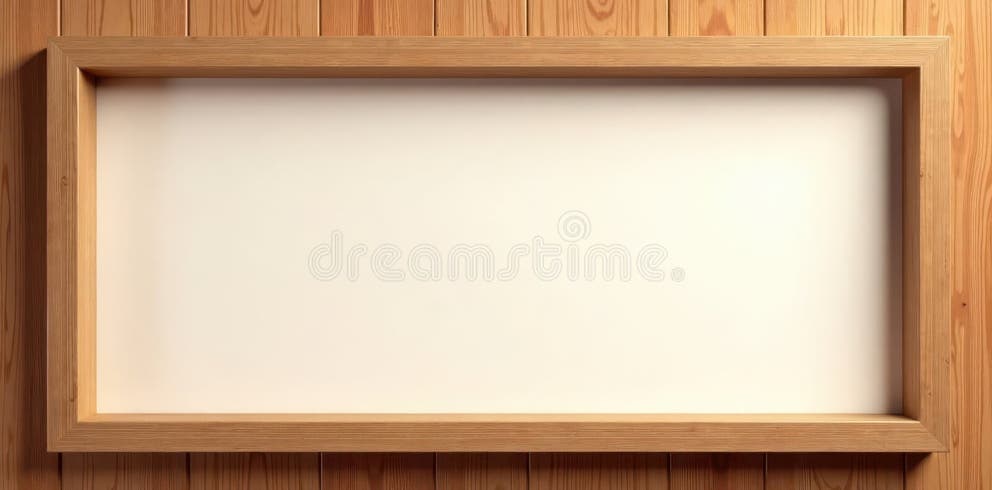 Wooden Rectangular Frame Clean Lines Stock Illustrations – 238 Wooden ...