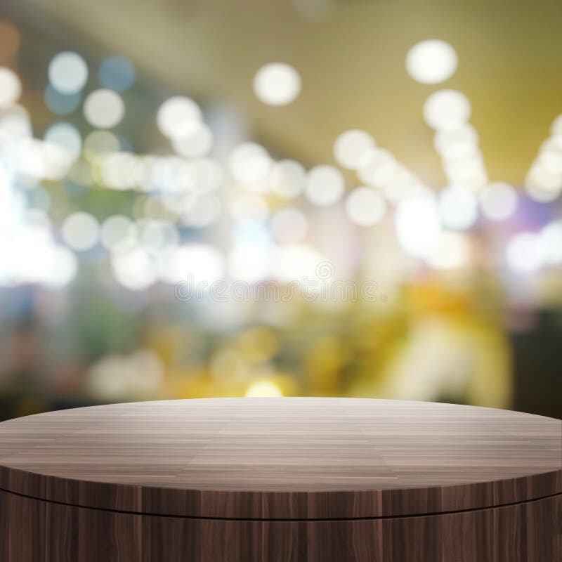 Wooden round table stock photo. Image of decor, curve - 12011188