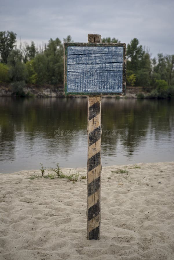 Road Sign On A Pillar, Warning Sign Stock Image - Image of caution ...