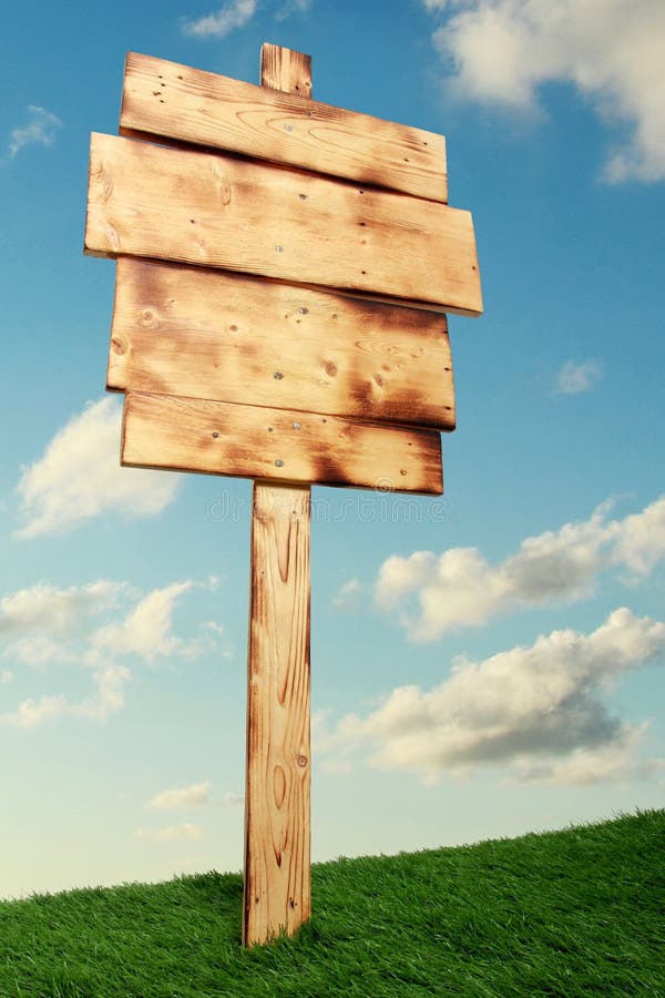 Empty wooden sign stock image. Image of empty, grass - 34998429