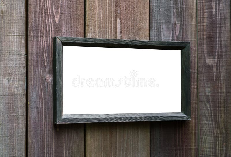 Empty Wooden signboard . stock image. Image of directional - 72935575